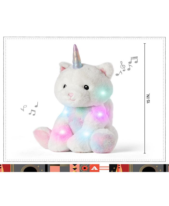 FAO Schwarz Kittycorn Plush Toy with LED Lights and Sound, Created for ...
