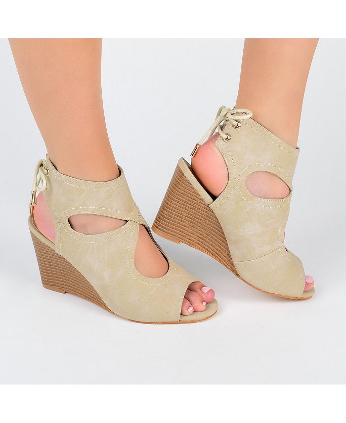 Journee Collection Women's Camia Wedges - Macy's