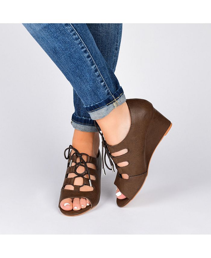 Journee Collection Women's Kortlin Wedges - Macy's