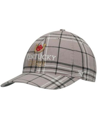 Men S Tan Kentucky Derby Plaid Closer Flex Hat Macy S