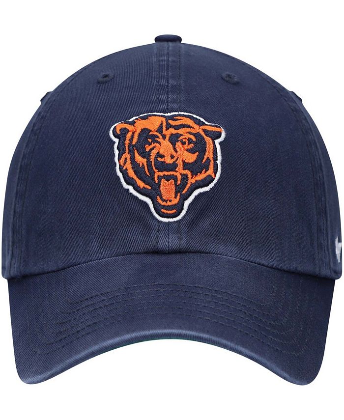 '47 Brand Men's Navy Chicago Bears Franchise Mascot Logo Fitted Hat ...