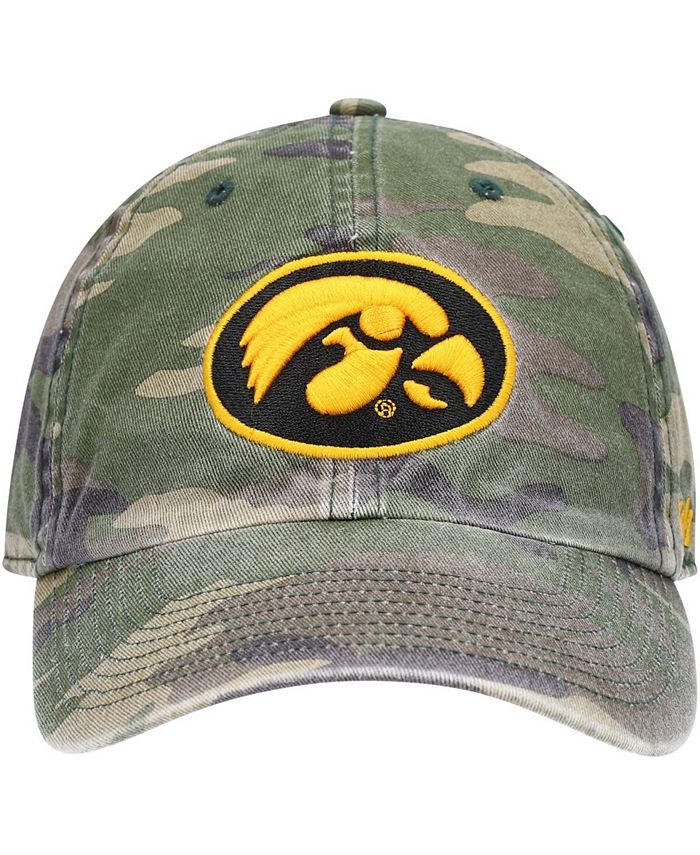 '47 Brand Men's Camo Iowa Hawkeyes Clean Up Core Adjustable Hat - Macy's