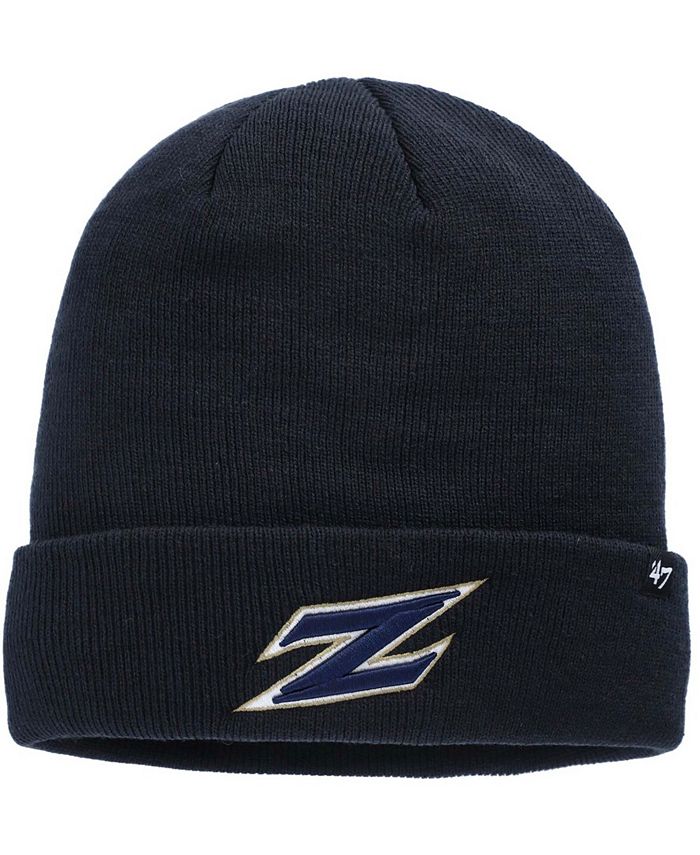 '47 Brand Men's Navy Akron Zips Raised Cuffed Knit Hat - Macy's