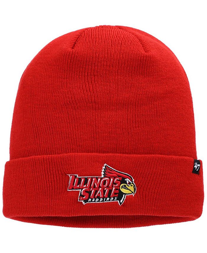 '47 Brand Men's Red Illinois State Redbirds Raised Cuffed Knit Hat - Macy's