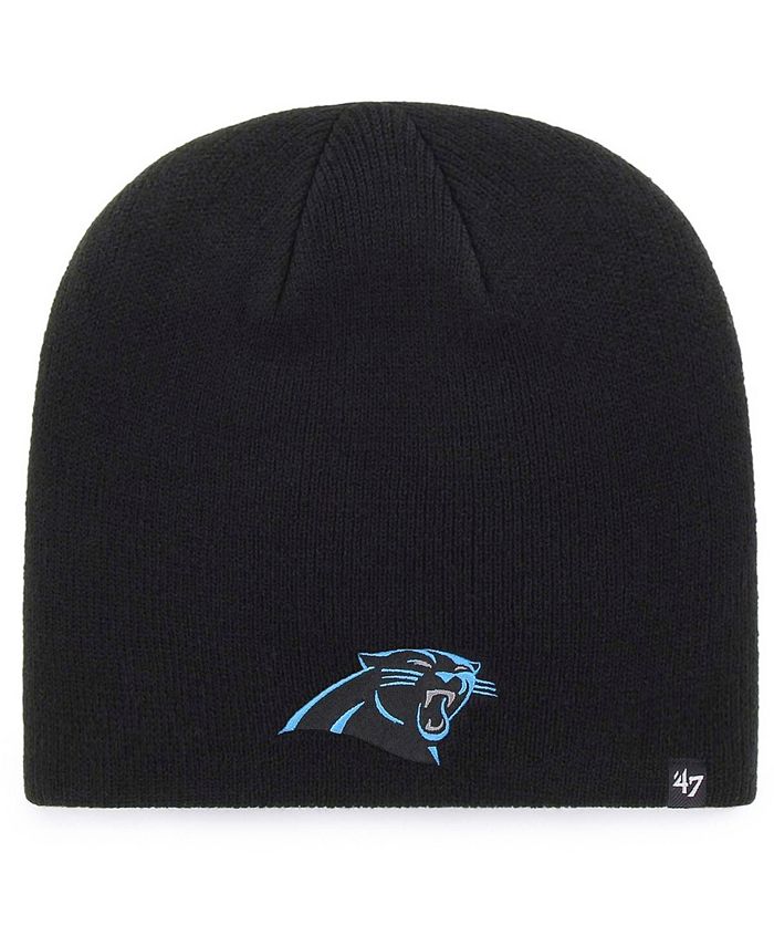 '47 Brand Men's Black Carolina Panthers Primary Logo Knit Beanie - Macy's