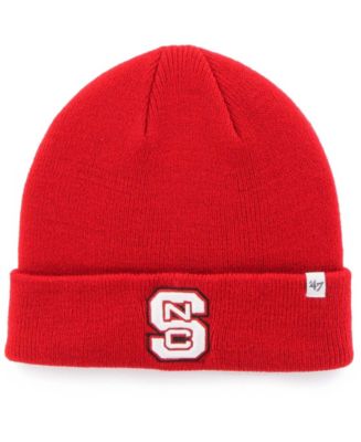 Men's Red Nc State Wolfpack Raised Cuffed Knit Hat - Macy's