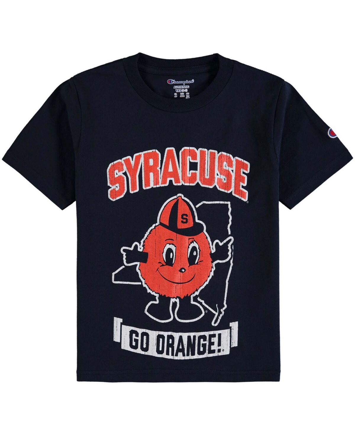 Click here for Big Boys and Girls Navy Syracuse Orange Strong Mas... prices
