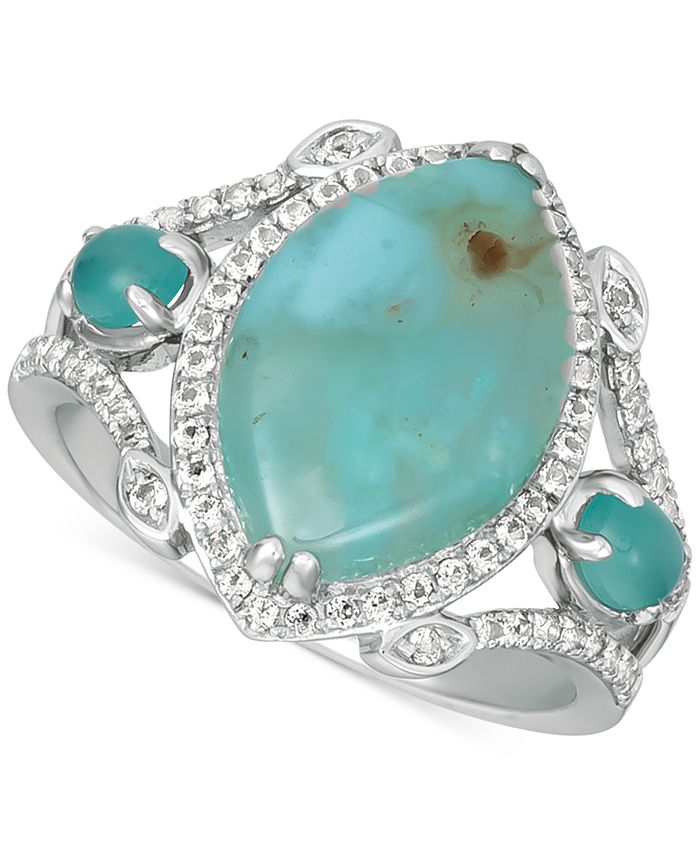 Le Vian Aquaprase Turquoise (3-5/8 ct. t.w.) & Vanilla Topaz (1/3 ct. t ...