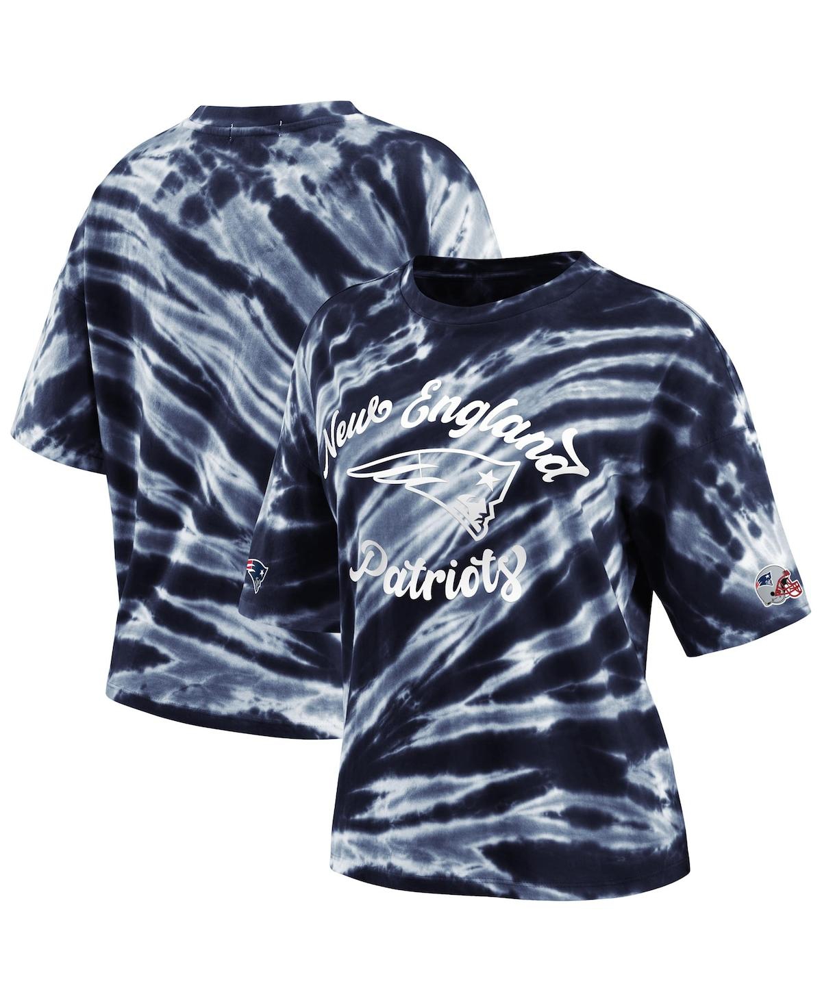 Click here for Womens Navy New England Patriots Tie-Dye T-Shirt -... prices