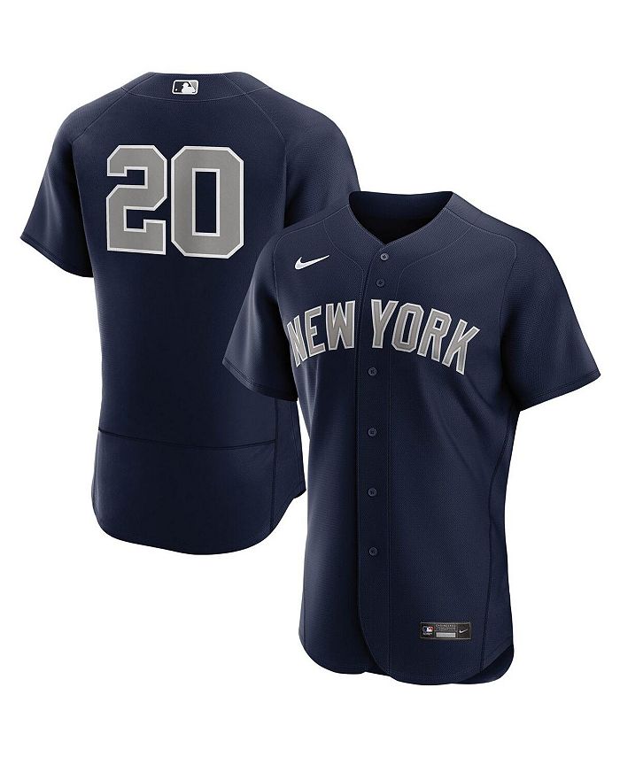 Nike Men's Navy New York Yankees Alternate Authentic Team Jersey - Macy's