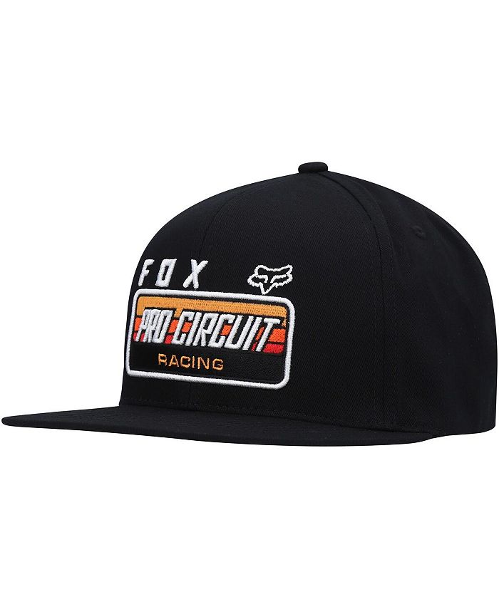 Fox Men's Black Pro Circuit Racing Snapback Hat - Macy's