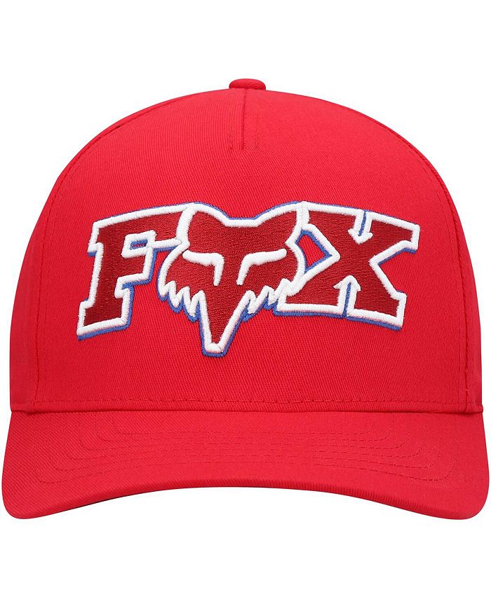 Fox Men's Red Ellipsoid Flex Hat - Macy's