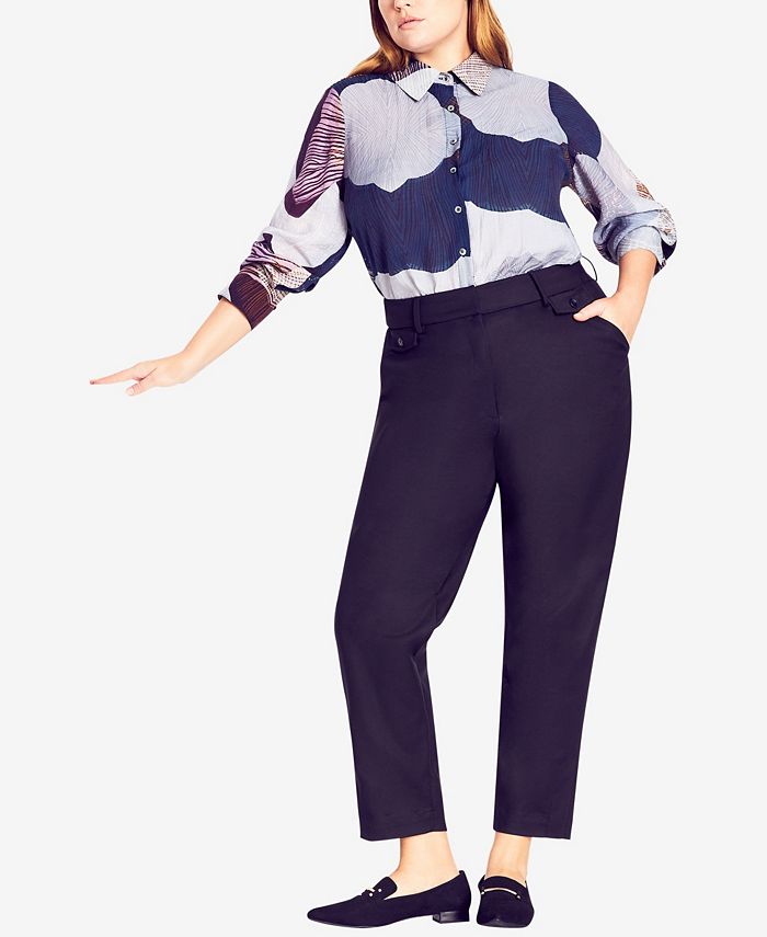 City Chic Trendy Plus Size Refinity Pants - Macy's