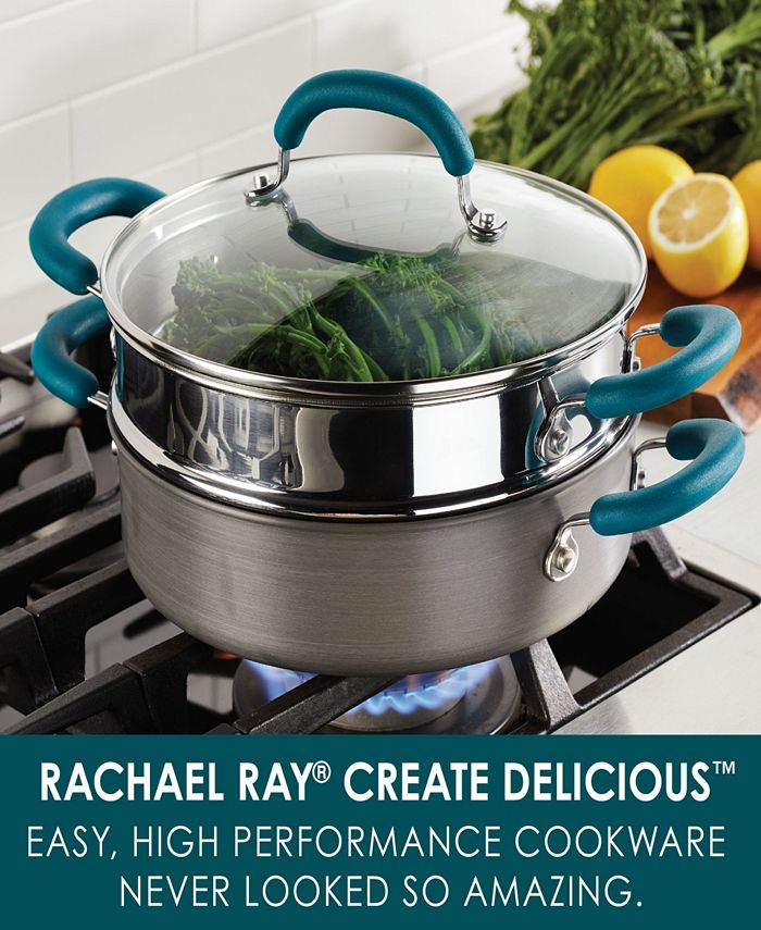 Rachael Ray Create Delicious Hard Anodized Aluminum Nonstick 3-Qt ...