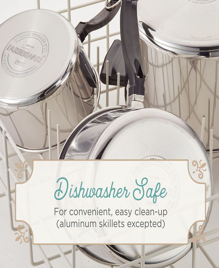 Farberware Classic Stainless Steel 15-Pc. Cookware Set - Macy's