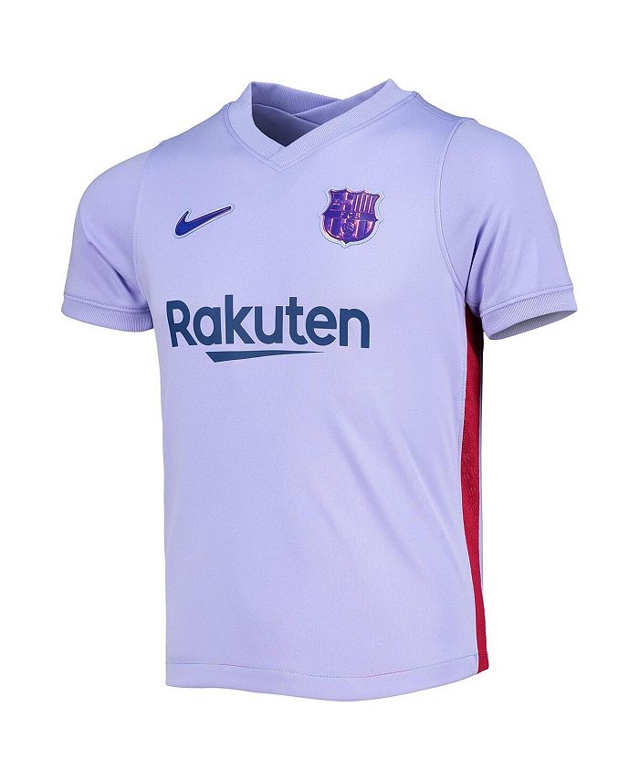 Nike Boys Purple Barcelona 2021/22 Away Replica Kit - Macy's