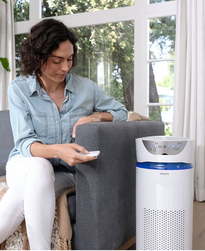 Homedics TotalClean Deluxe 5-in-1 Tower Air Purifier - Macy's