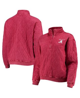 Women's Crimson Alabama Crimson Tide Unstoppable Chic Quilted Quarter ...
