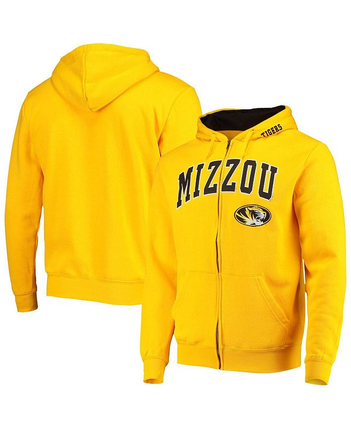 Colosseum Men's Gold Missouri Tigers Arch Logo 3.0 Full-Zip Hoodie - Macy's