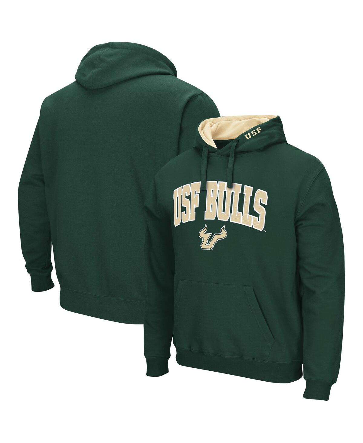 Click here for Mens Green South Florida Bulls Arch and Logo Pullo... prices