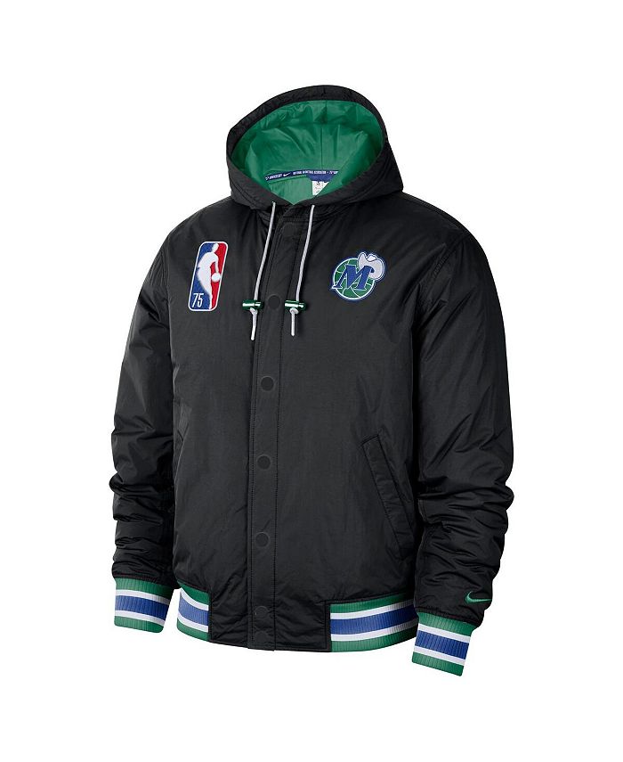 Nike Men's Black, Green Dallas Mavericks 2021/22 City Edition Courtside ...