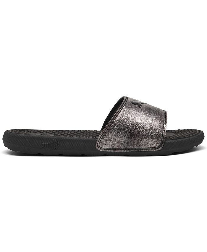 Puma Women's Cool Cat Slide Sandals from Finish Line - Macy's