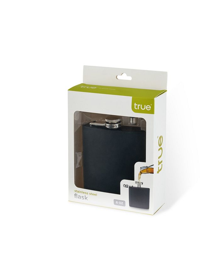 True Brands Flask Matte Black Flask, 6 Oz - Macy's