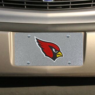 Stockdale Arizona Cardinals Glitter License Plate - Silver - Macy's