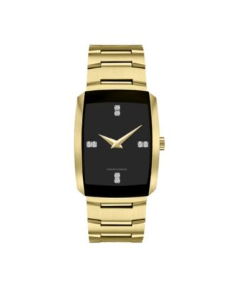 American Exchange Men's 1 / 10 Ct. Diamond Accent Gold-Tone Stainless ...