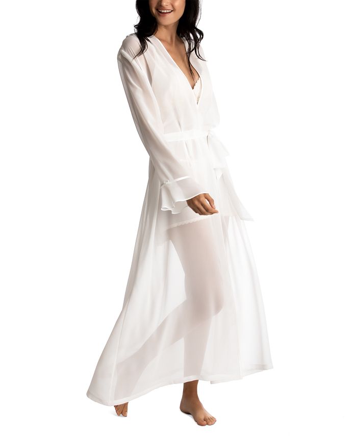 Linea Donatella Chiffon Keepsake Wrap Robe - Macy's