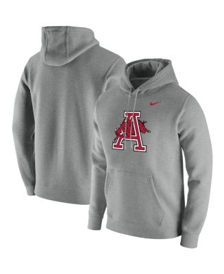 Men's Nike Heathered Gray Arkansas Razorbacks Vintage-Like School Logo ...