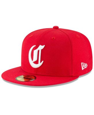Men's Red Cincinnati Reds Cooperstown Collection Logo 59FIFTY Fitted ...