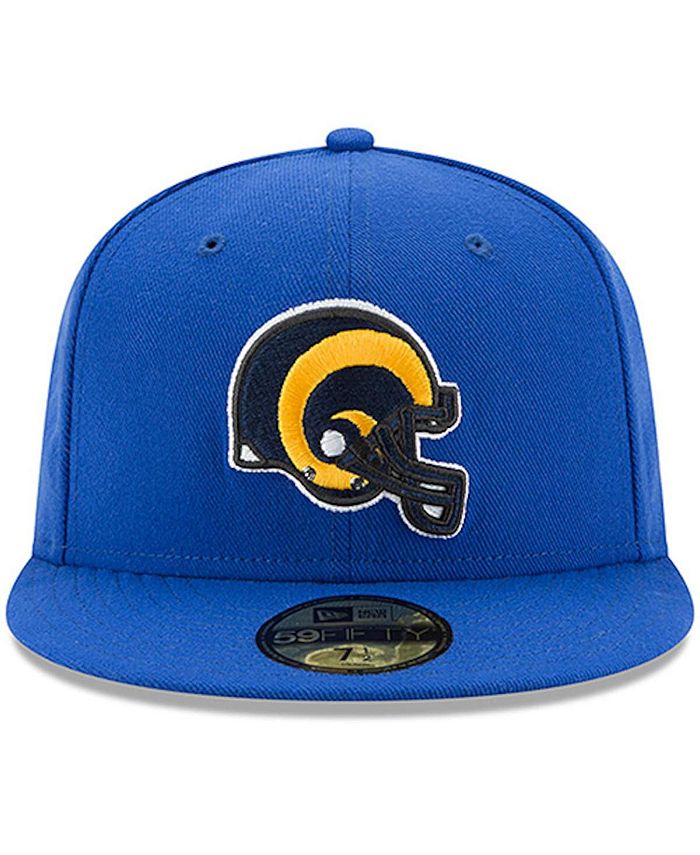 New Era Men's Royal Los Angeles Rams Classic Logo Omaha 59FIFTY Fitted ...
