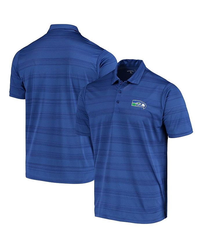 Antigua Men's Royal Seattle Seahawks Throwback Compass Polo Shirt - Macy's