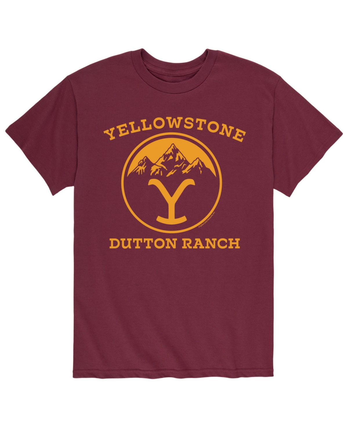 Click here for Mens Yellowstone Dutton Ranch T-shirt - Red prices