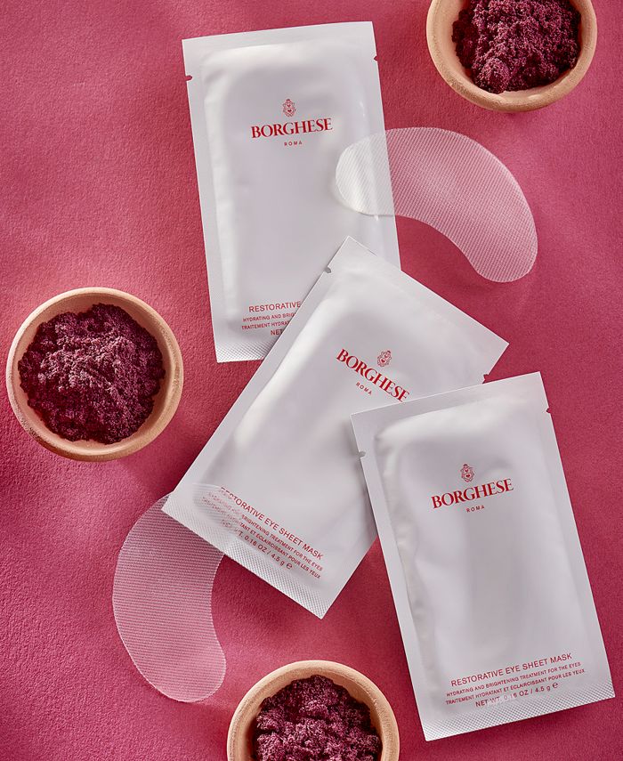 Borghese Restorative Eye Sheet Mask - Macy's