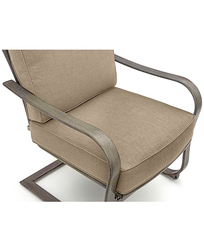 Furniture CLOSEOUT! Tara Wide Slat C-Spring Chair, Created for Macy's ...