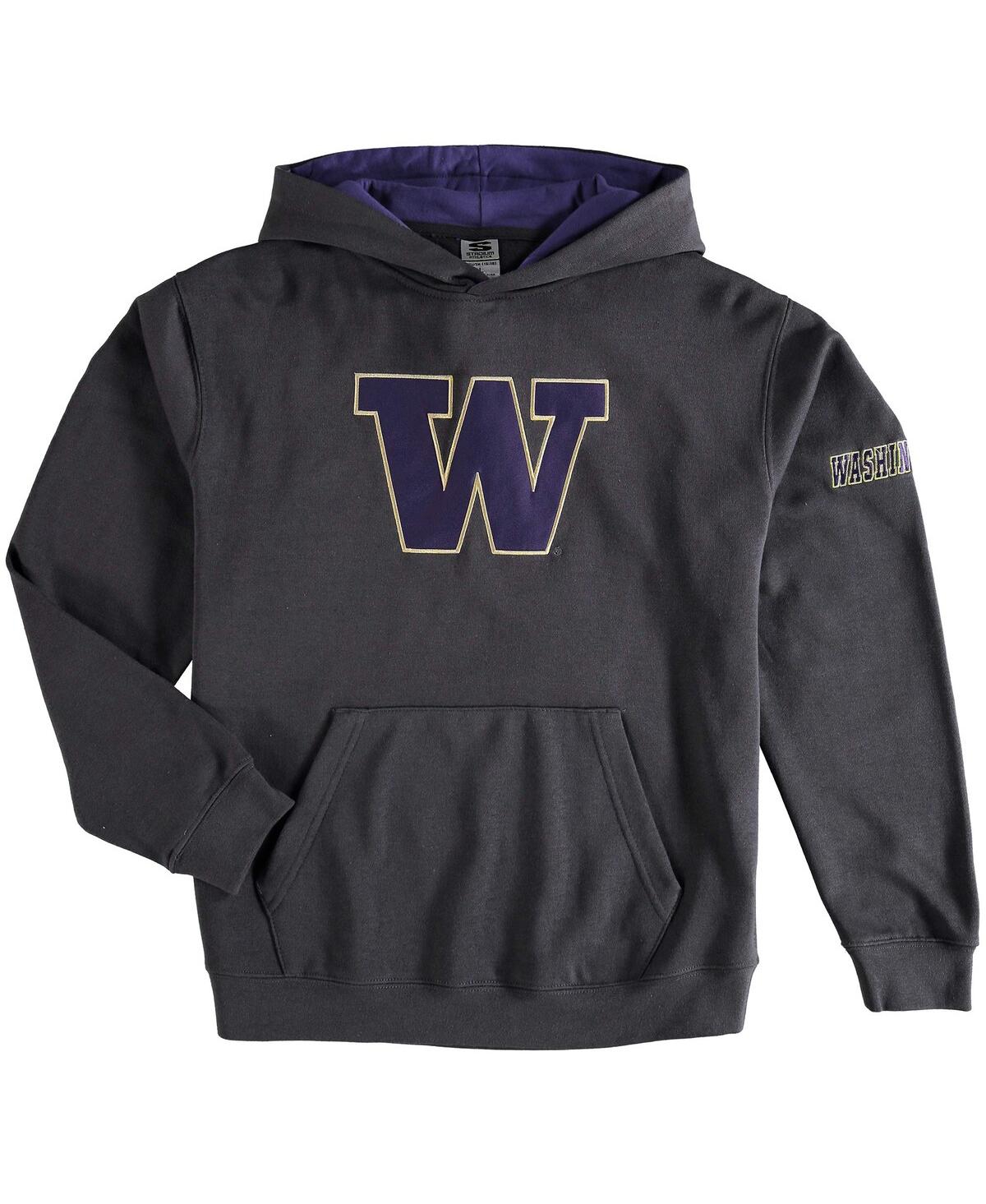 Click here for Big Boys Charcoal Washington Huskies Big Logo Pull... prices