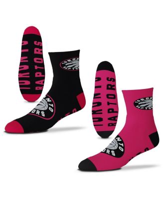Men's Toronto Raptors 2-Pack Team Quarter-Length Socks - Macy's