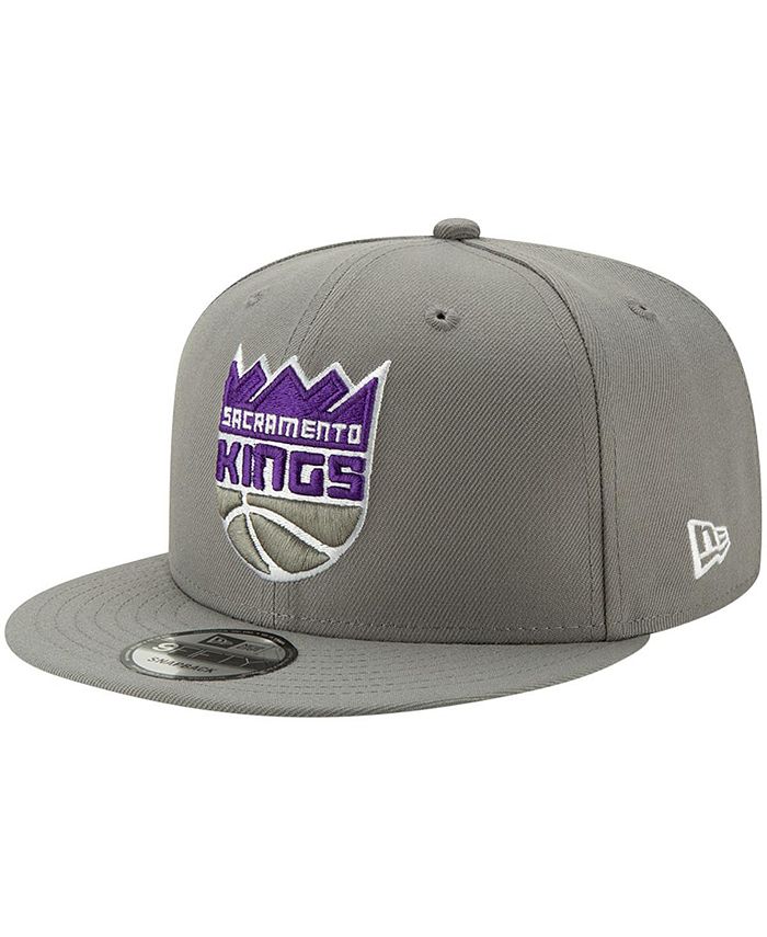New Era Men's Gray Sacramento Kings Turn 9FIFTY Snapback Hat - Macy's