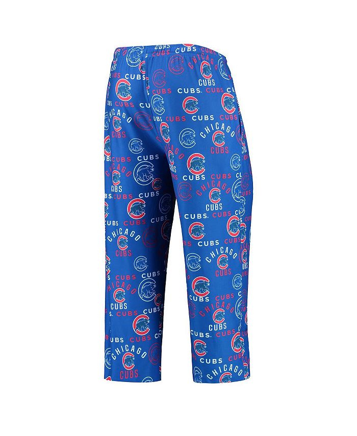 Concepts Sport Men's Royal Chicago Cubs Flagship Allover Print Sleep ...