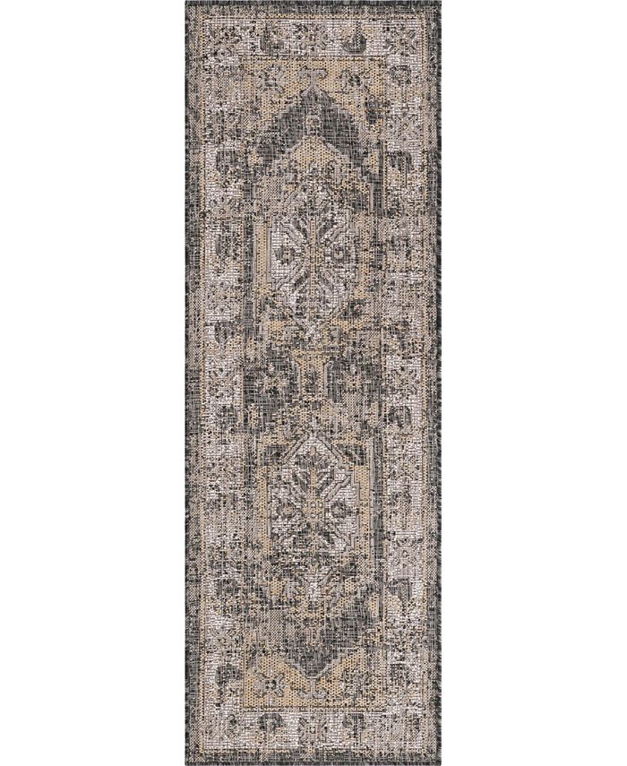Bayshore Home Outdoor BH Pashio Traditional II Valeria 2' x 6' Runner ...