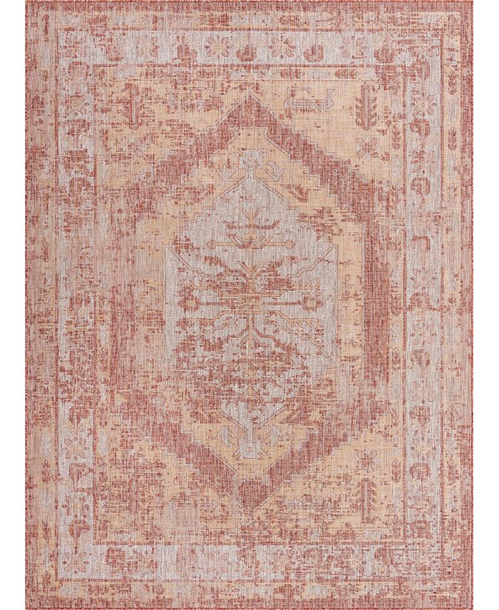 Bayshore Home Outdoor BH Pashio Traditional II Valeria 7'10" x 11' Area ...