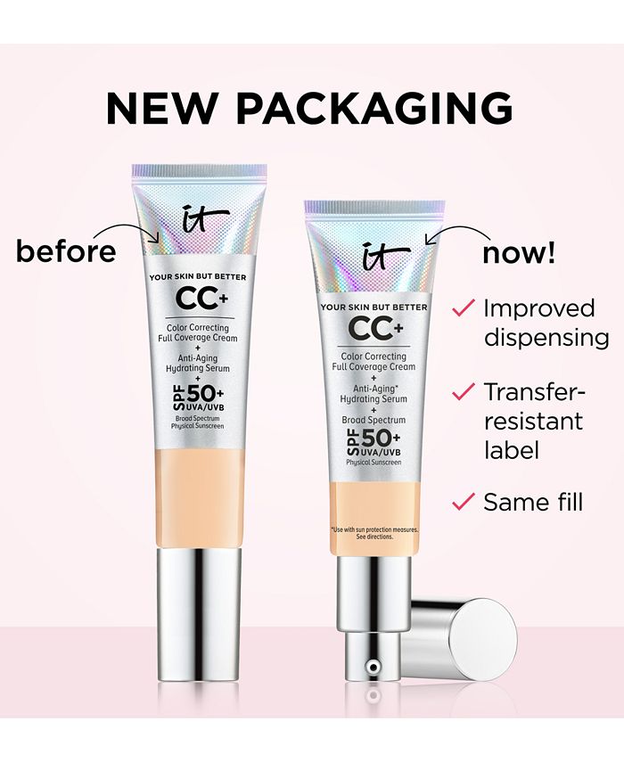 IT Cosmetics CC+ Cream with SPF 50+ & Reviews - Shop All Brands ...