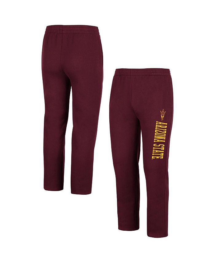 Colosseum Men's Maroon Arizona State Sun Devils Fleece Pants - Macy's