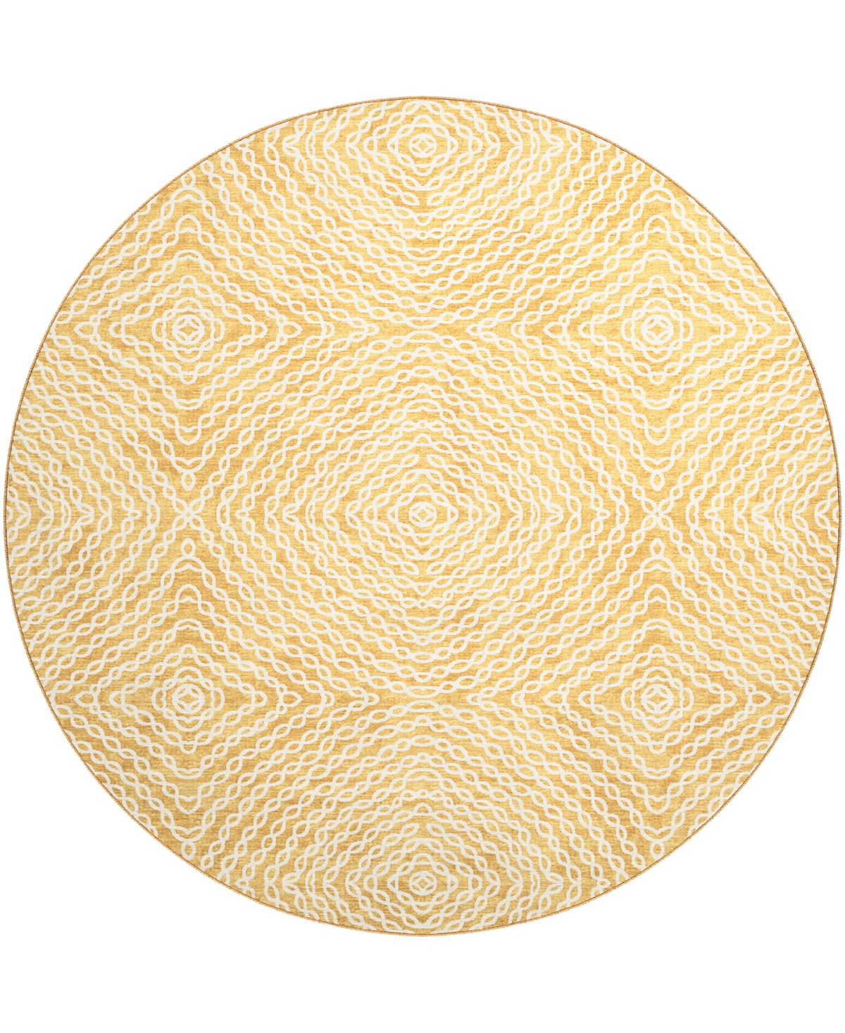 Click here for Dalyn Brisbane BR3 8 x 8 Round Area Rug - Gold-Ton... prices
