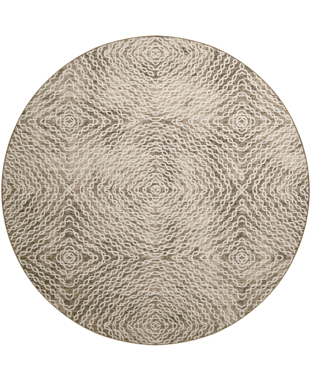 Click here for Dalyn Brisbane BR3 8 x 8 Round Area Rug - Taupe prices
