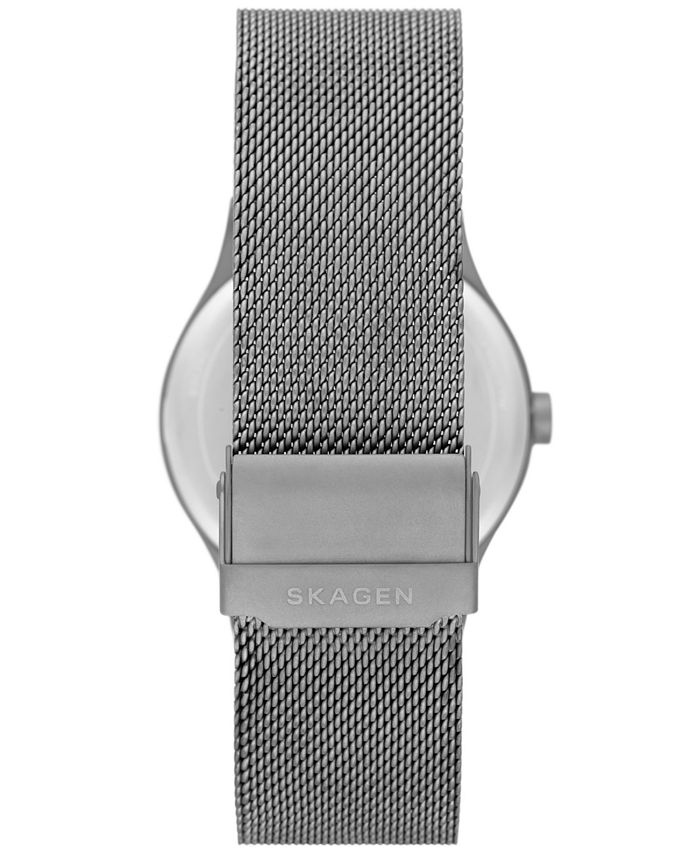 Skagen Men's Sol Stainless Steel Mesh Bracelet Watch 40mm - Macy's