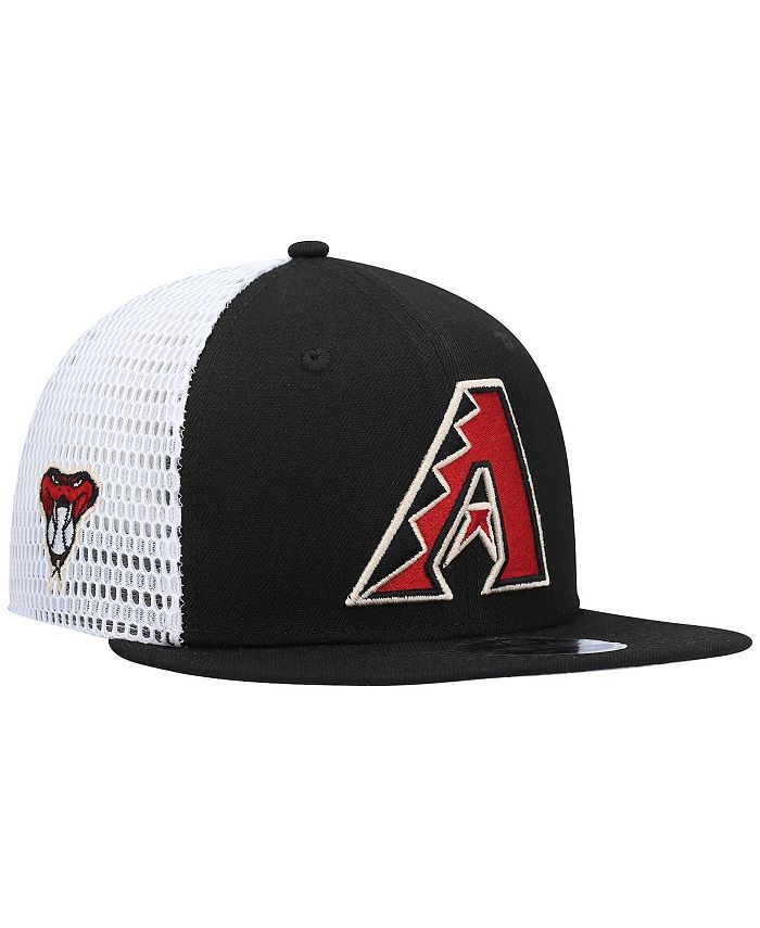 New Era Men's Black, White Arizona Diamondbacks Mesh Fresh 9FIFTY ...