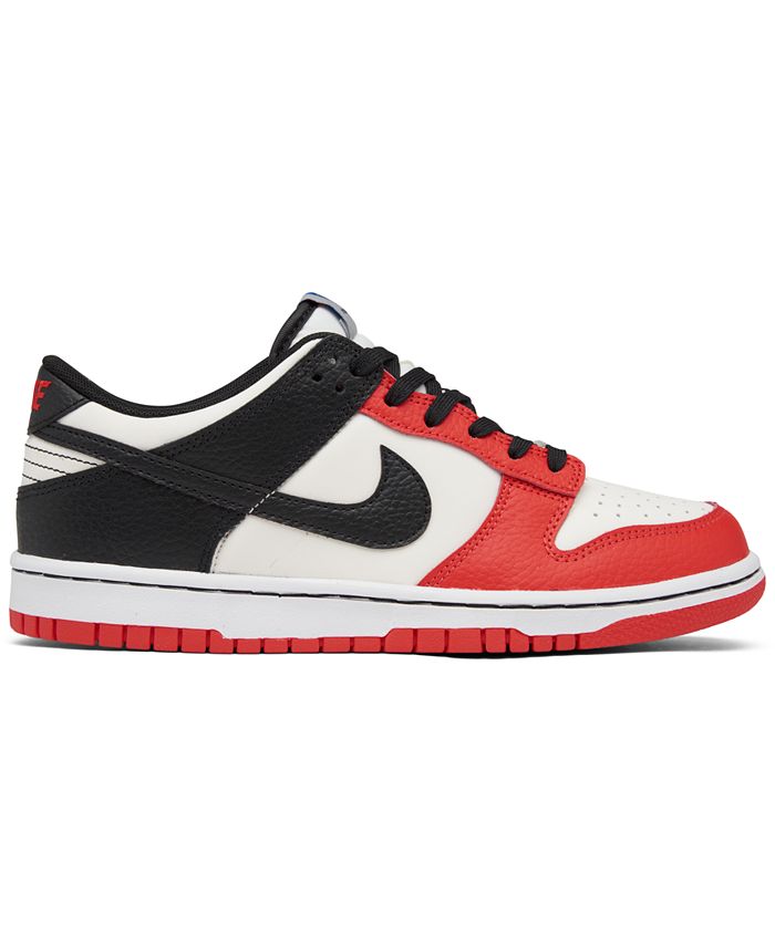 Nike Big Kids Dunk Low Casual Sneakers from Finish Line - Macy's
